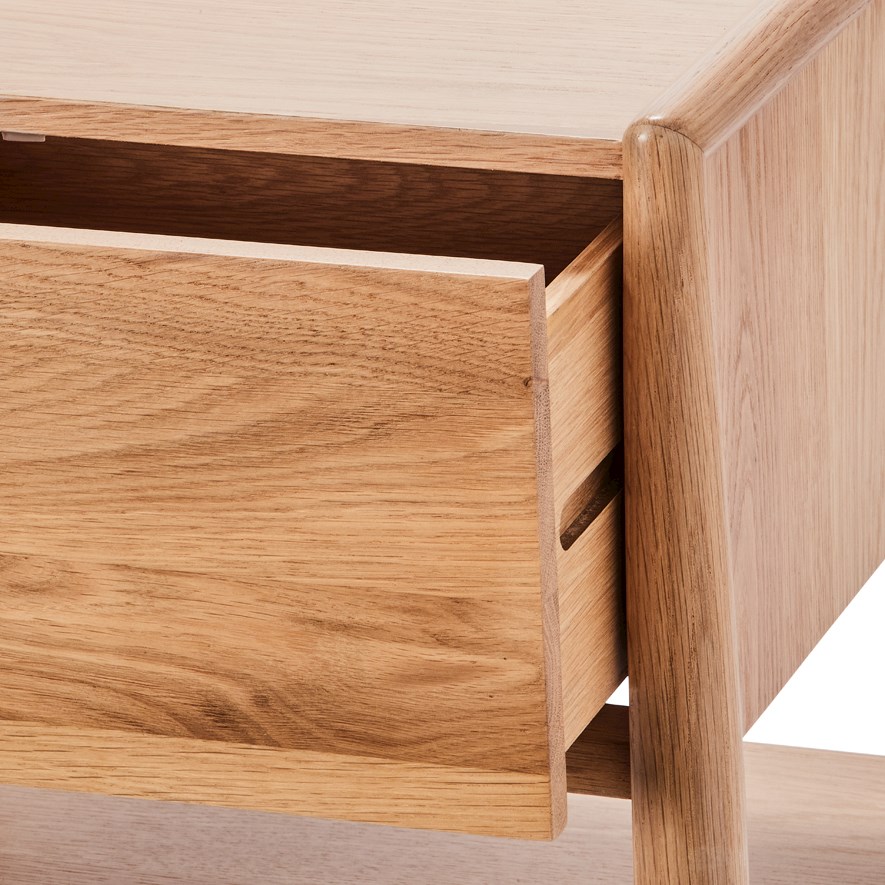 Dallas Oak Bedside Table | Adairs