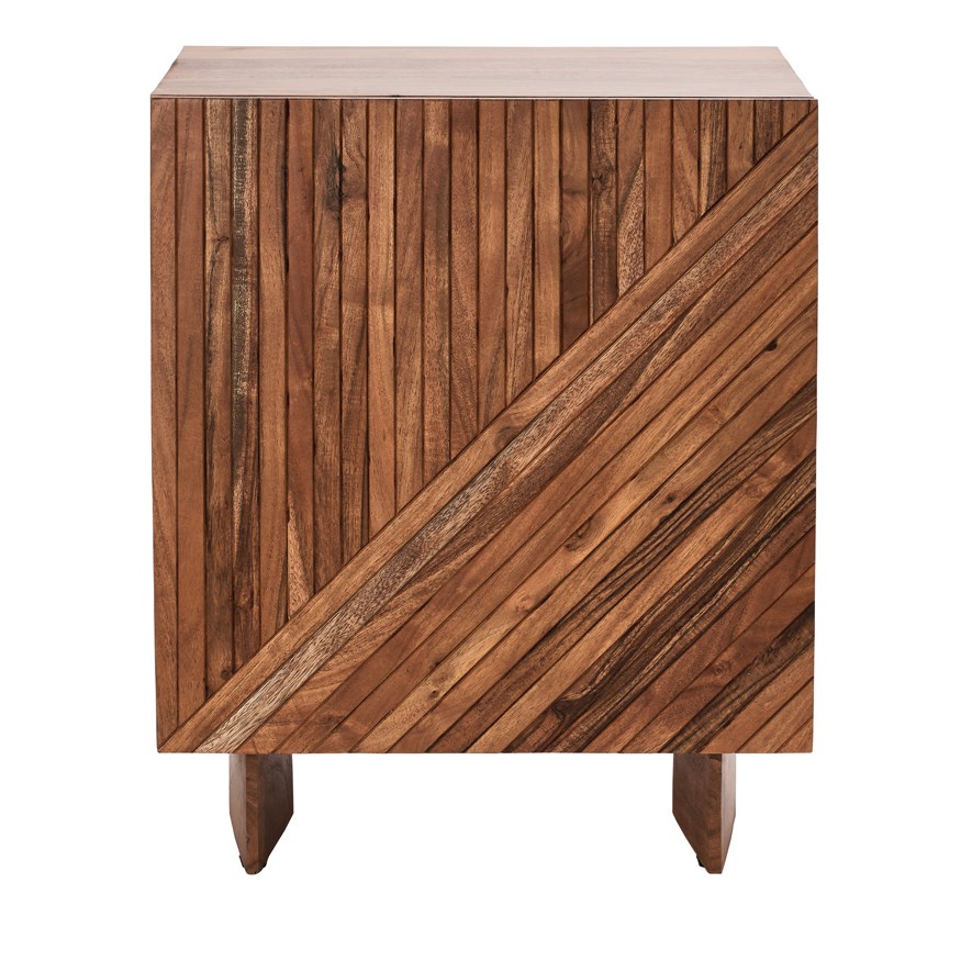 Home Republic - Axton Bedside Table Acacia Natural | Adairs