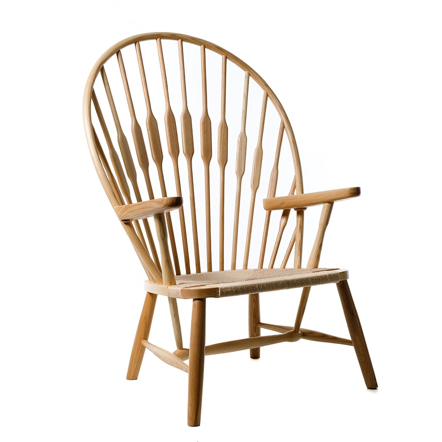 Home Republic - Plantation Peacock Chair Ash | Adairs
