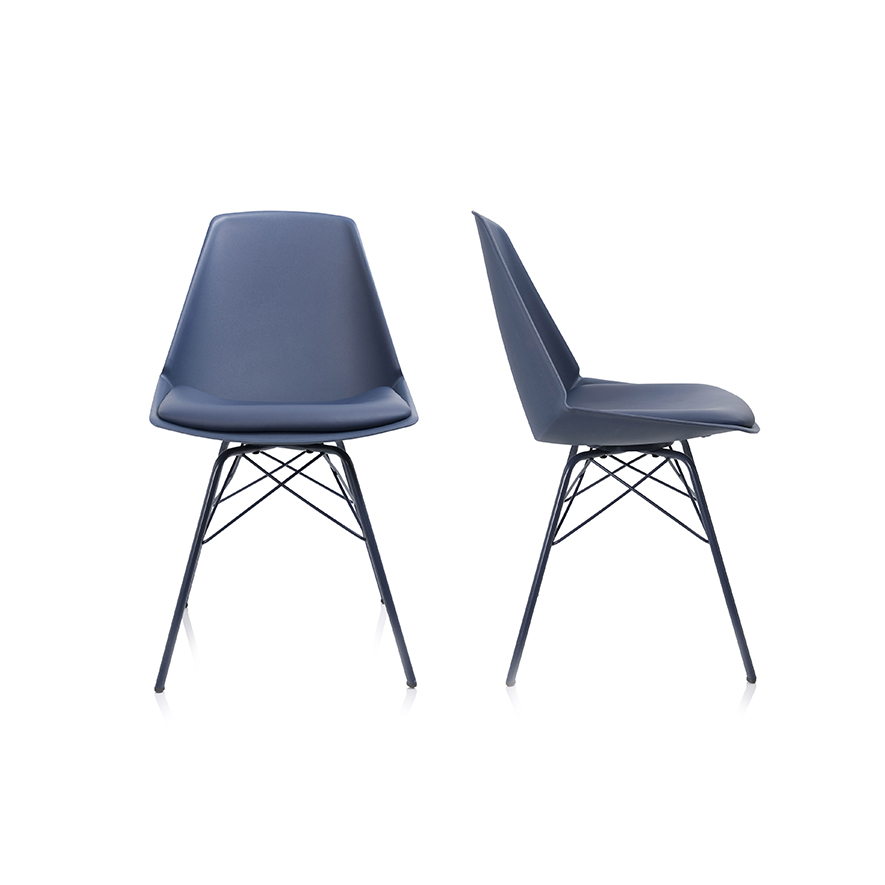 Westgarth Dining Chair Set of 2 Slate Blue | Adairs