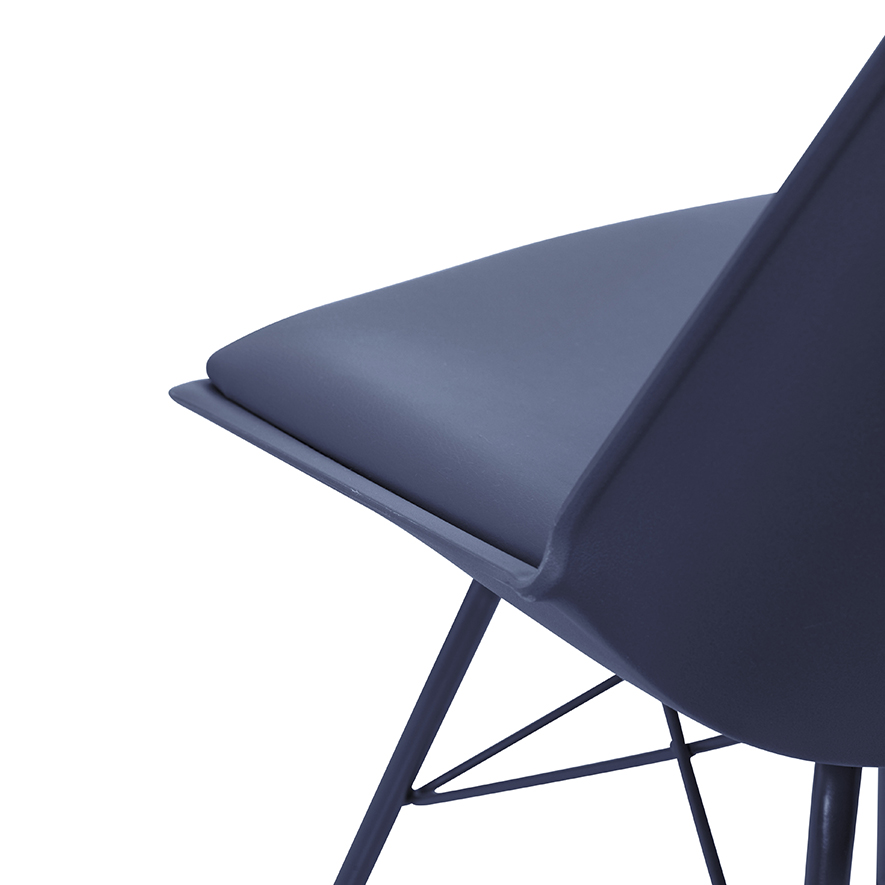 Westgarth Dining Chair Set of 2 Slate Blue | Adairs