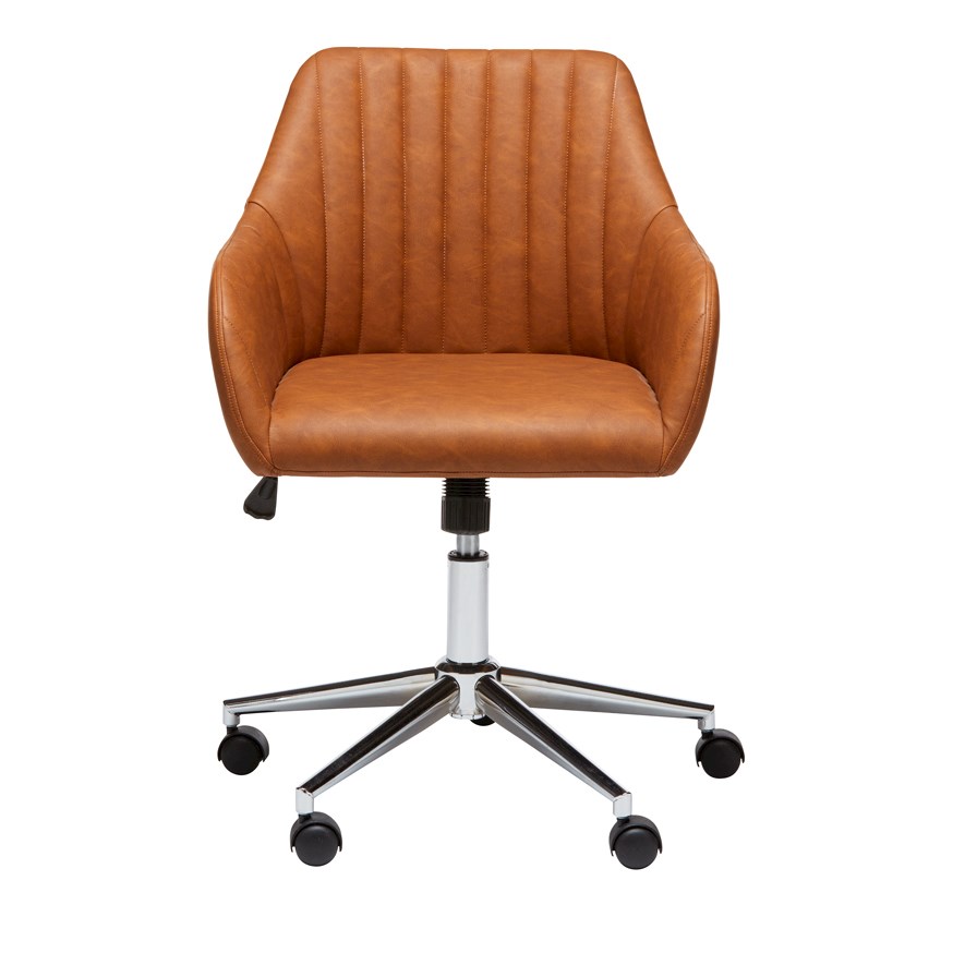 Munich Tan Desk Chair | Adairs