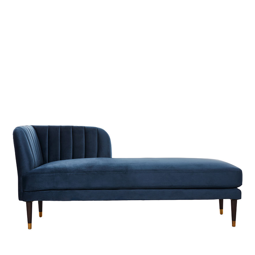 Mercer + Reid - Kensington Chaise Navy | Adairs