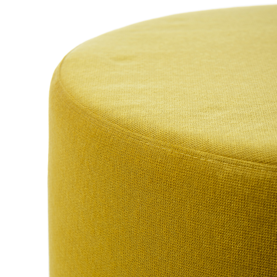 Home Republic - Stockholm Large Ottoman Mustard | Adairs