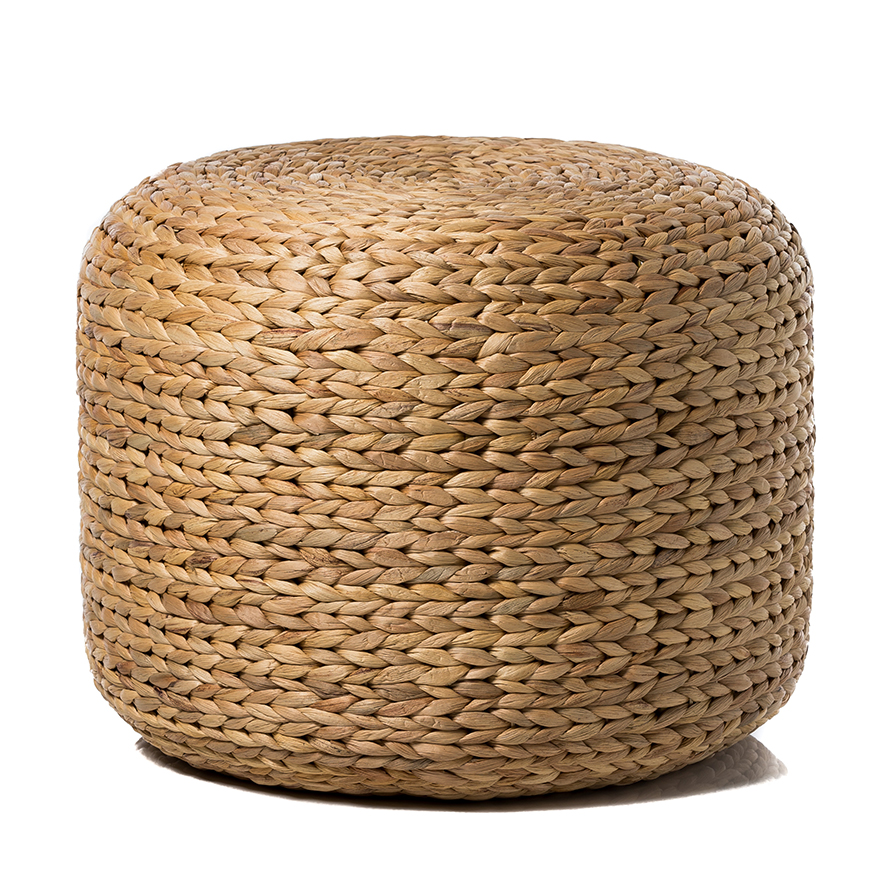 Home Republic - Water Hyacinth Ottoman | Adairs