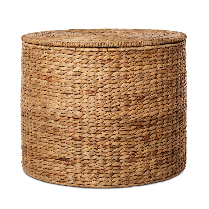 Home Republic - Malay Collection Storage Ottoman Natural | Adairs