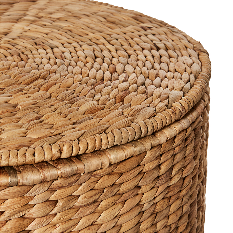 Home Republic - Malay Collection Storage Ottoman Natural | Adairs