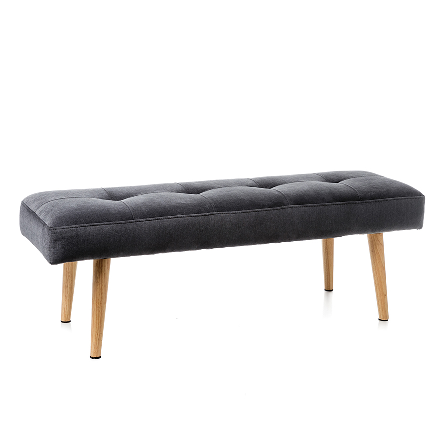 Mercer + Reid - Highbury Bench Seat Coal | Adairs