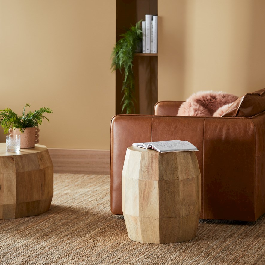 Home Republic - Benson Natural Side Table | Adairs