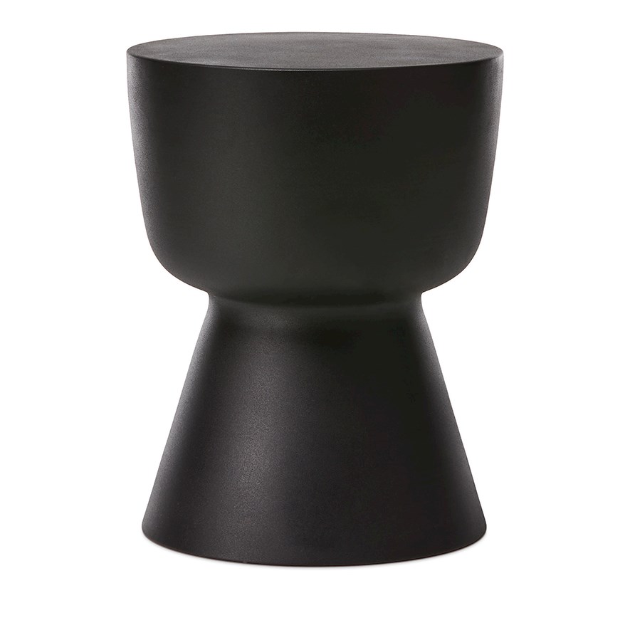 Mark Tuckey Black Metal Egg Cup Side Table | Adairs