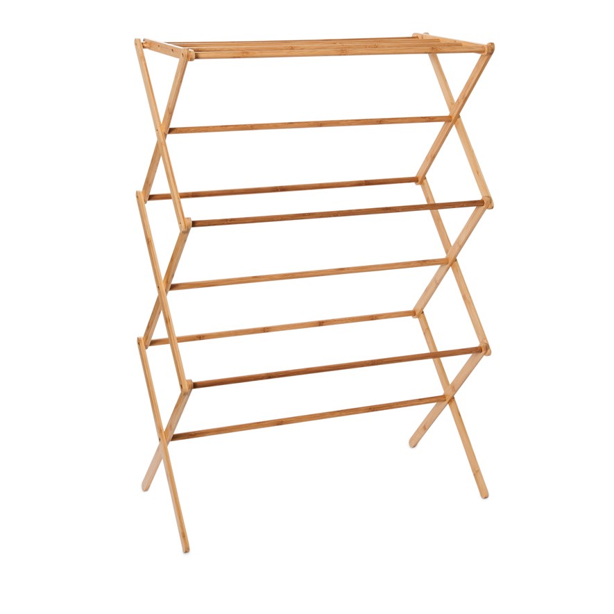 Bamboo Natural Folding Drying Rack | Adairs