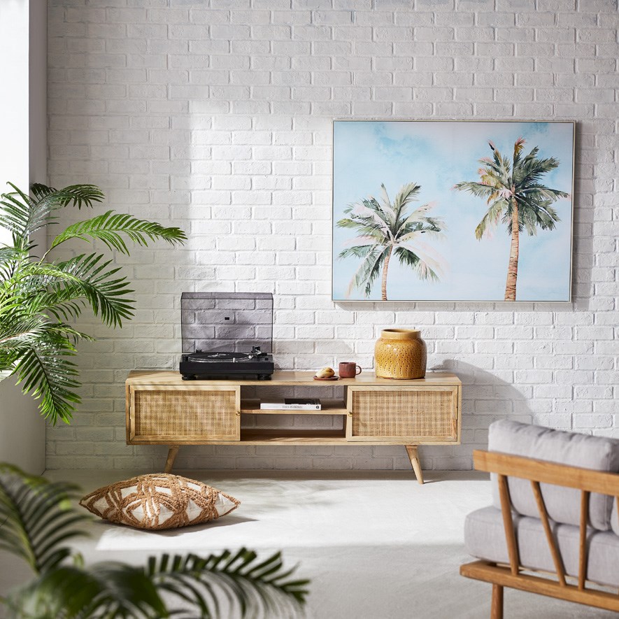 Anjuna Large Natural Entertainment Unit | Adairs