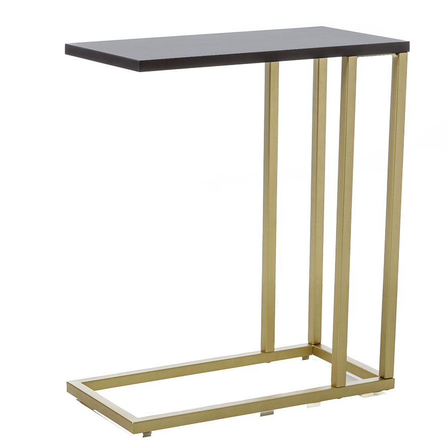 Home Republic - Ballarat C Table Gold & Black | Adairs