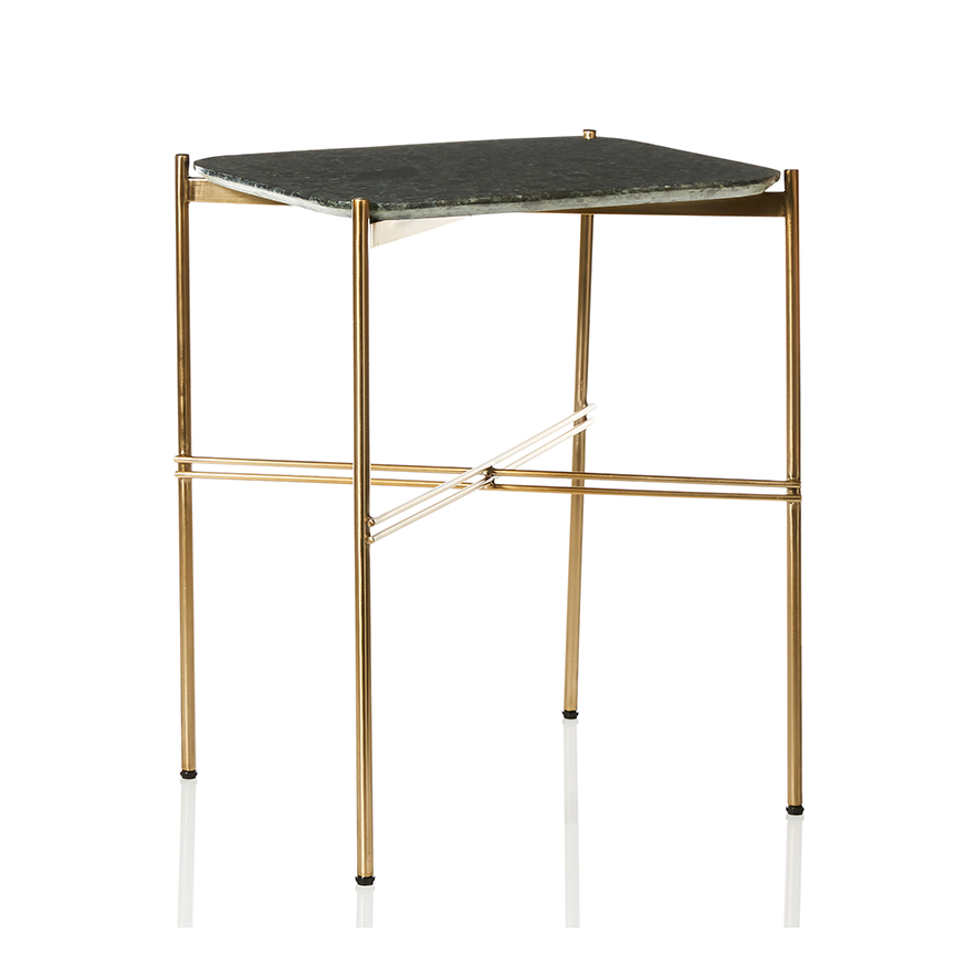 Home Republic - Sullivan Side Table in Green Stone | Adairs