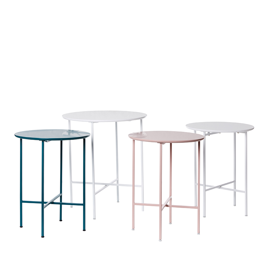 Home Republic - Palermo Collection Pink Side Table Small | Adairs