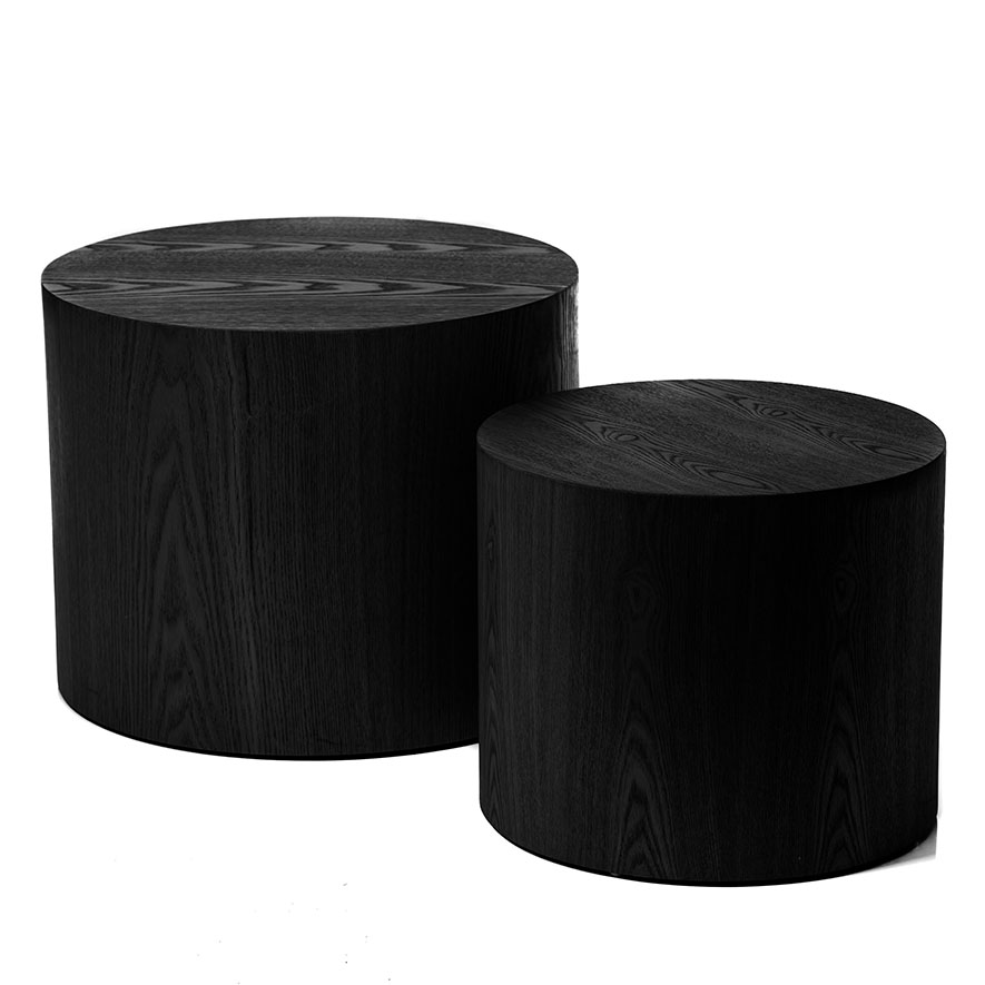 Mercer + Reid - Nesting Orbit Tables Black Set of 2 | Adairs