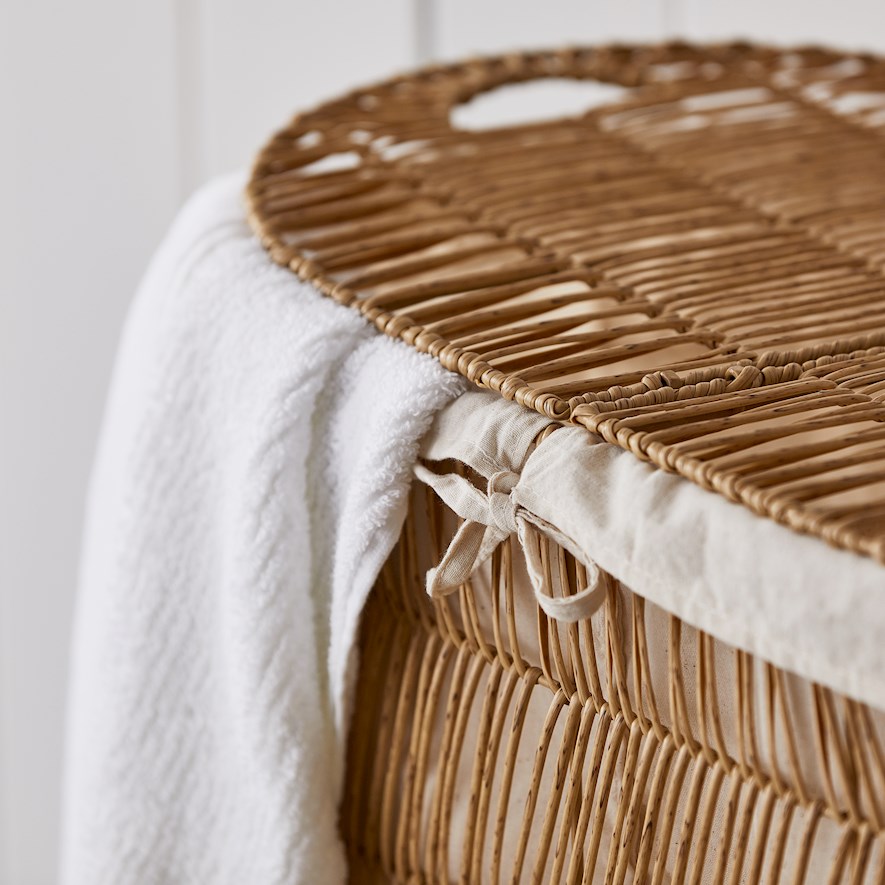 Natural Barker Laundry Basket | Adairs