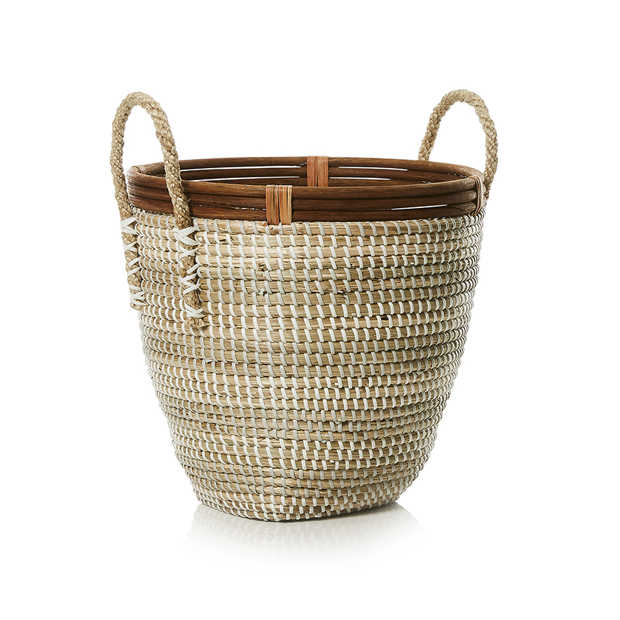 Macquarie Basket with Handle Natural | Adairs