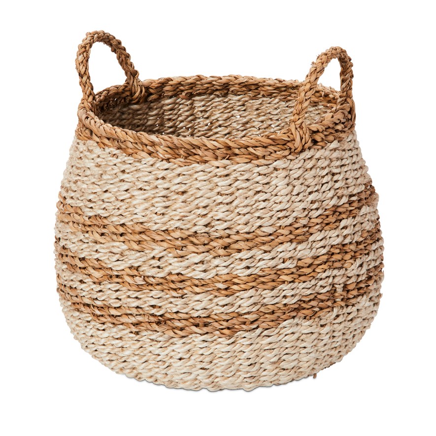 Palm House Natural & Tan Basket | Adairs