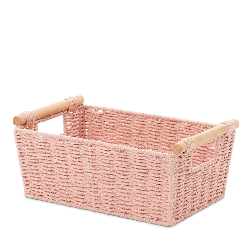 Kendrick Blush Basket | Adairs