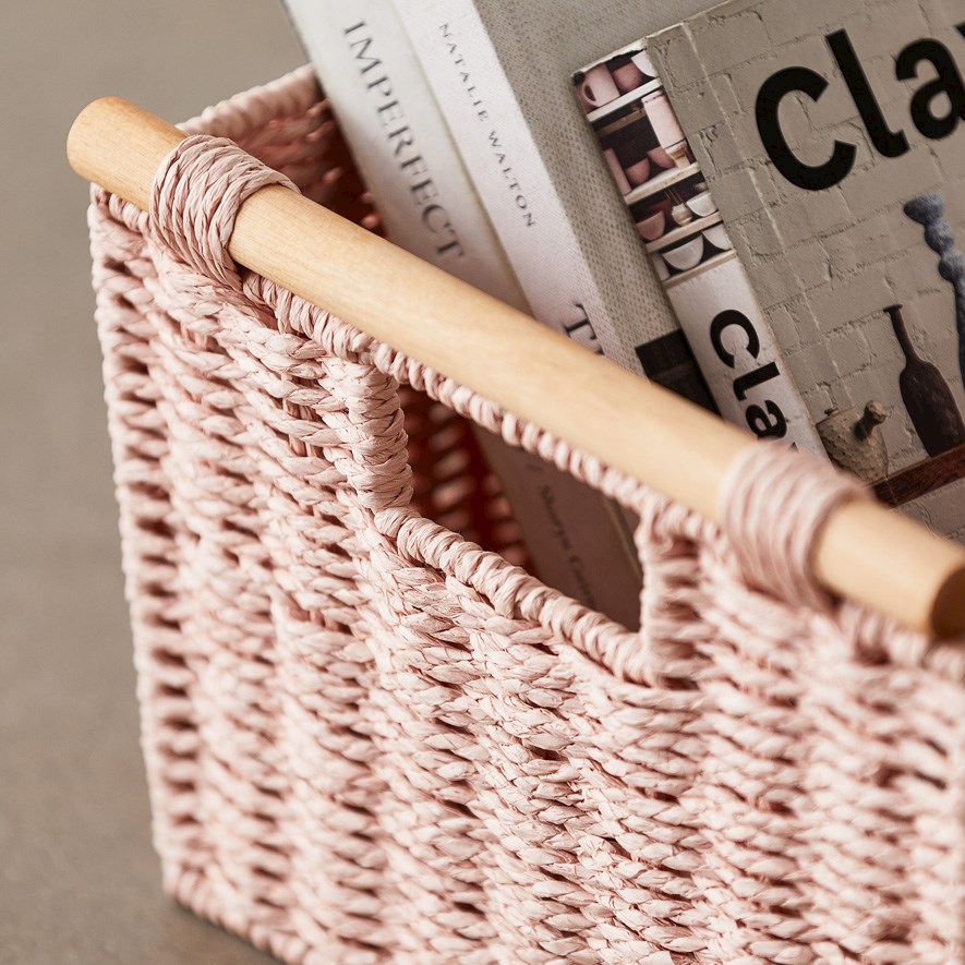 Kendrick Blush Basket | Adairs