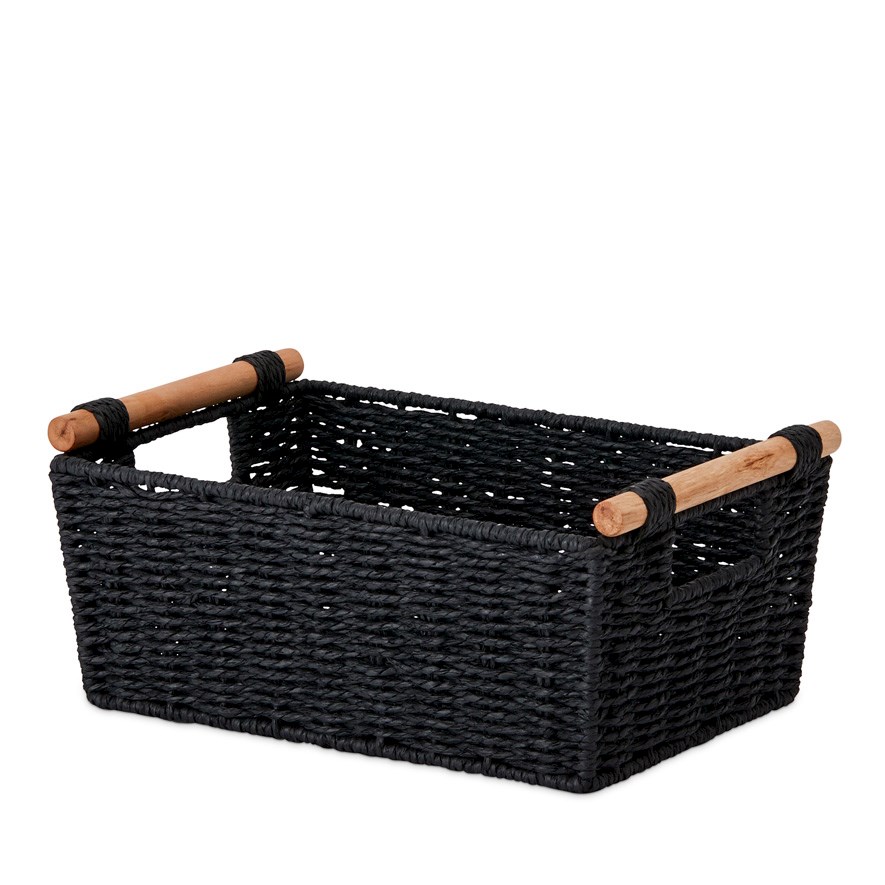 Kendrick Black Baskets | Adairs