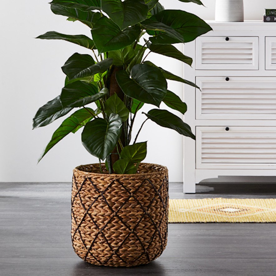 Lima Cross Natural Basket | Adairs