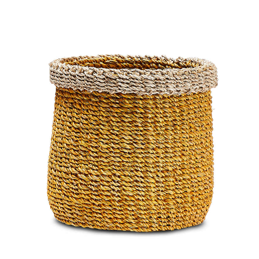 Marengo Mustard & Natural Basket | Adairs