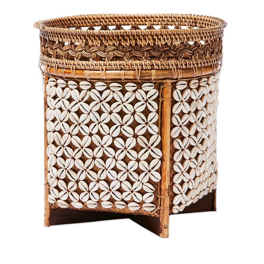 Cowrie Shell Natural Basket | Adairs