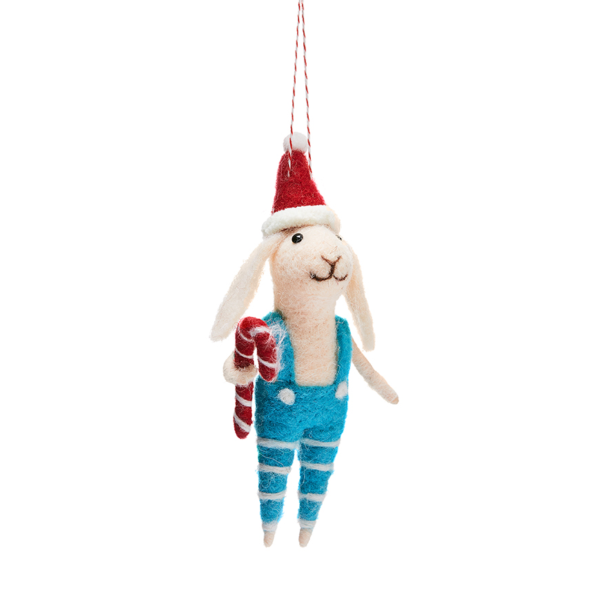 Adairs Kids - Kids Felt Bunny Elf Christmas Decoration | Adairs
