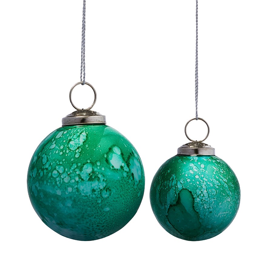 Marble Apple Bauble | Adairs