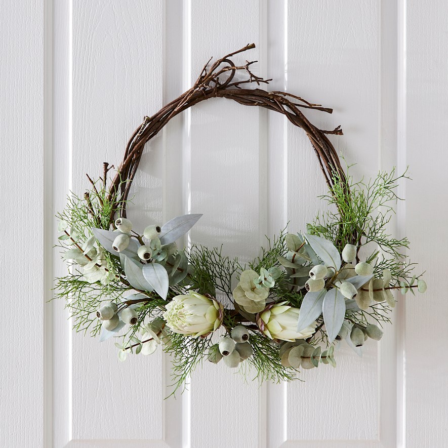 Native Green Wreath | Adairs