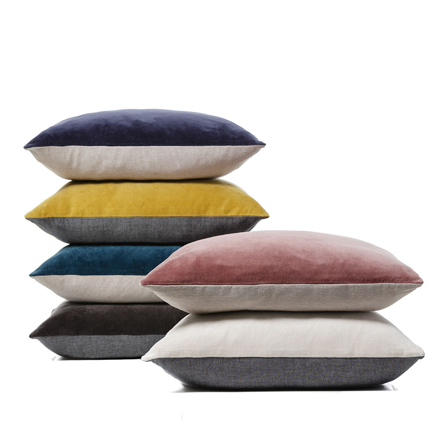 Bombay Teal Velvet Cushion | Adairs