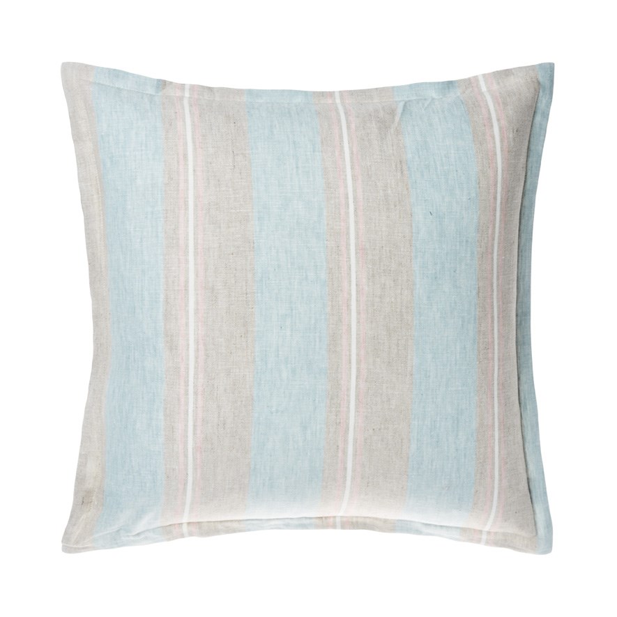 Capri Mint Stripe Cushion | Adairs
