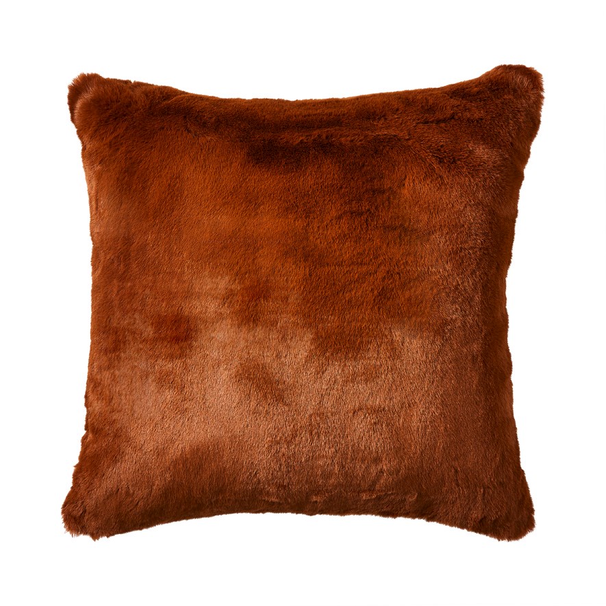 Astoria Amber Fur Cushion | Adairs