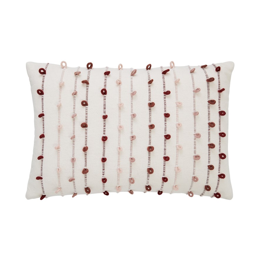 Babylon Loop Pinks Cushion | Adairs