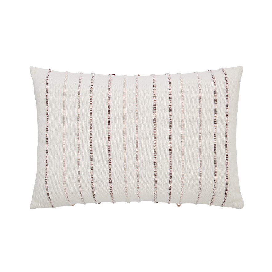 Babylon Loop Pinks Cushion | Adairs
