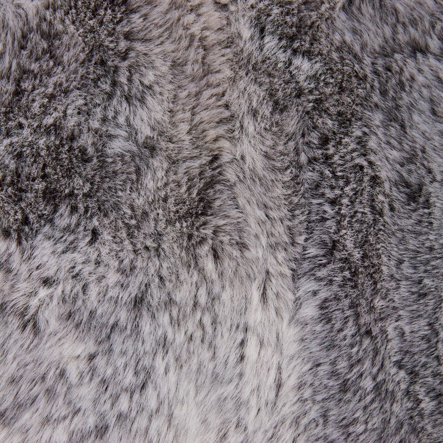Montana Grey Wolf Fur Floor Cushion | Adairs