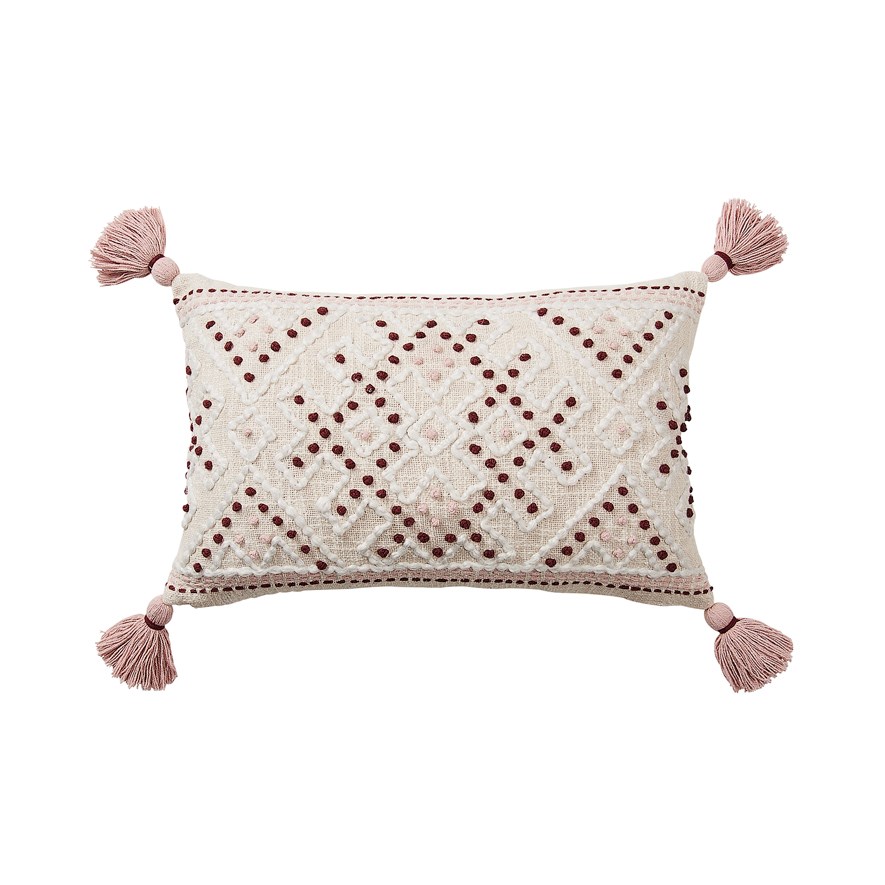 Lyon Pink Berry Cushion | Adairs