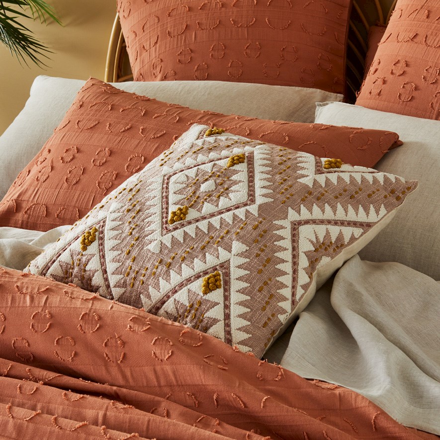 Rose Bay Pink Cushion | Adairs