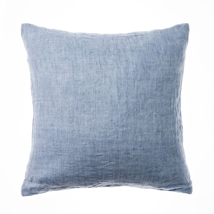 Home Republic - Malmo Pale Blue Linen Cushion | Adairs