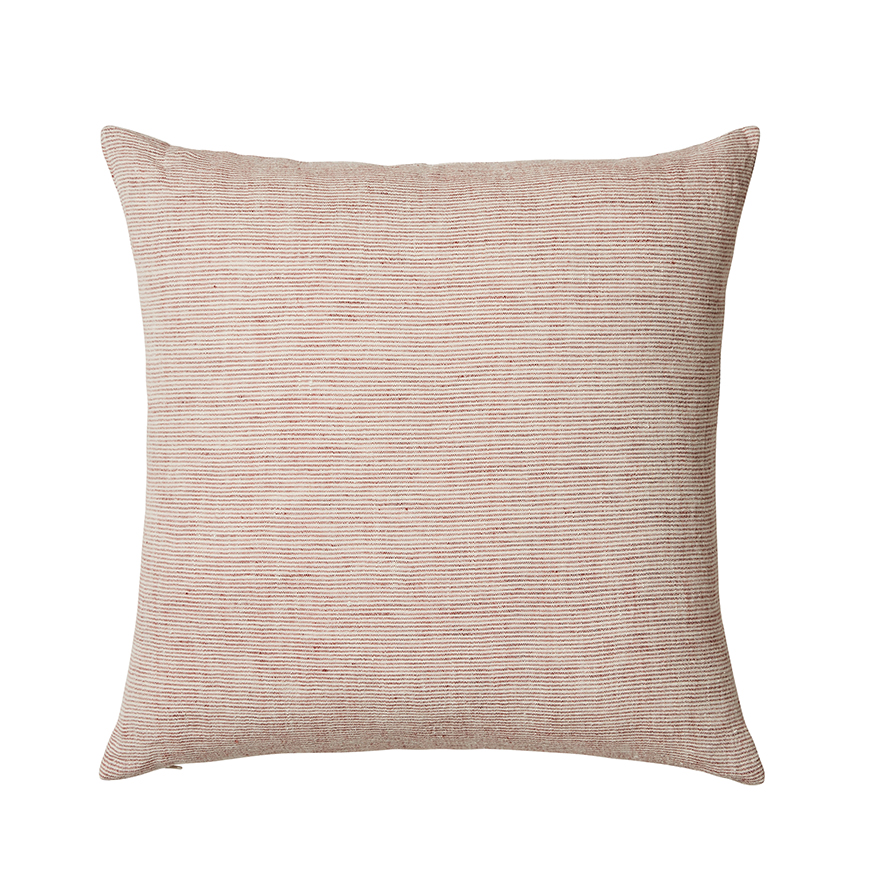 Home Republic - Malmo Red Stripe Linen Cushion | Adairs