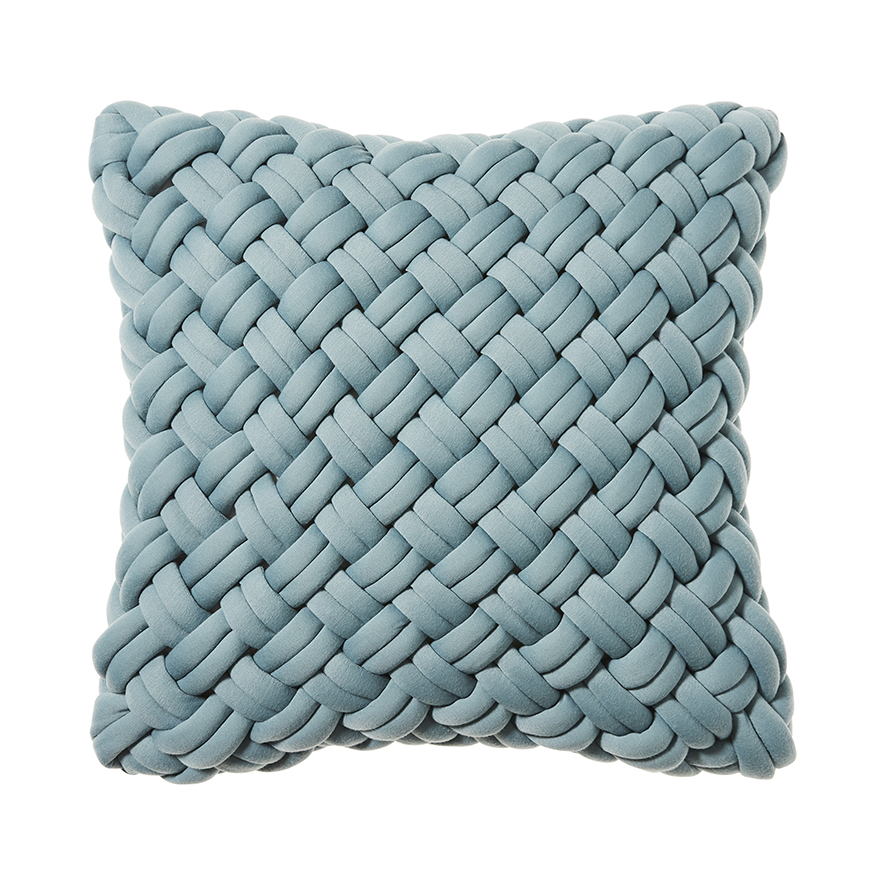 Jersey Chunky Knit Cushion Sage | Adairs