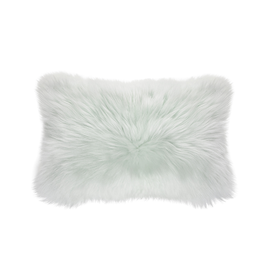 Sheepskin Cushion Mint | Adairs