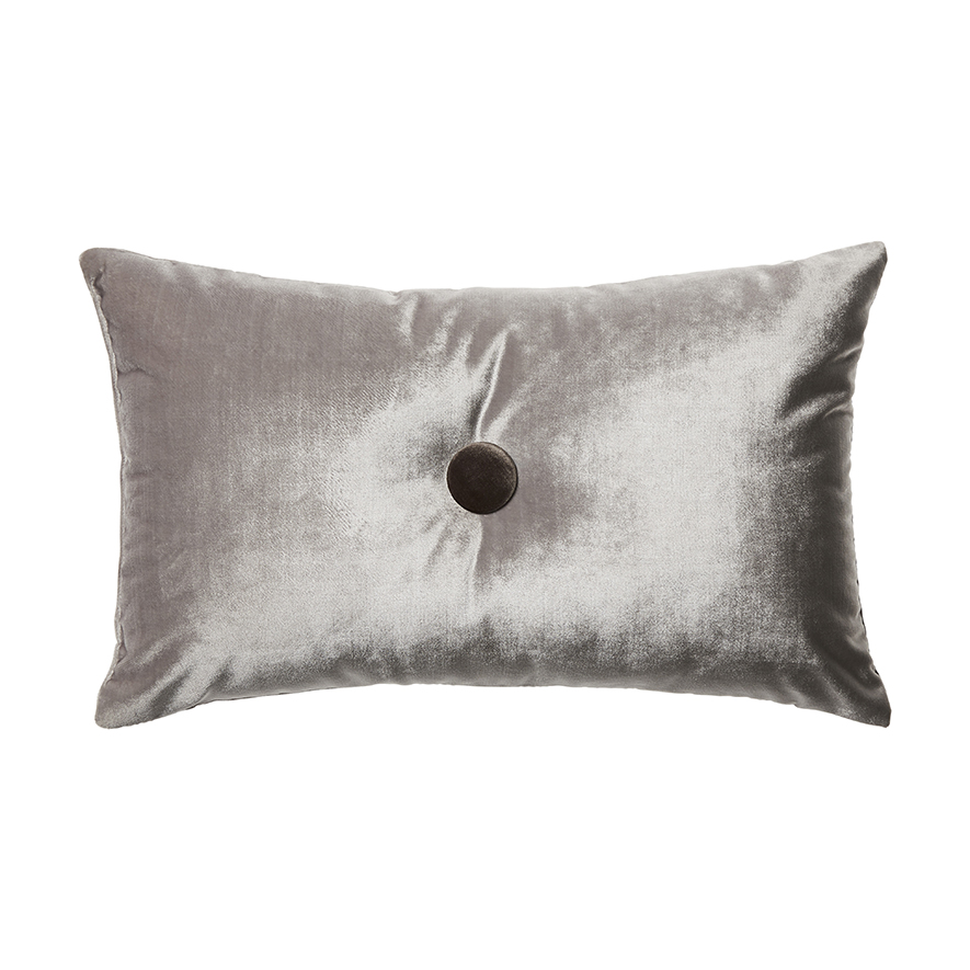 Arlo Long Velvet Cushion Silver | Adairs