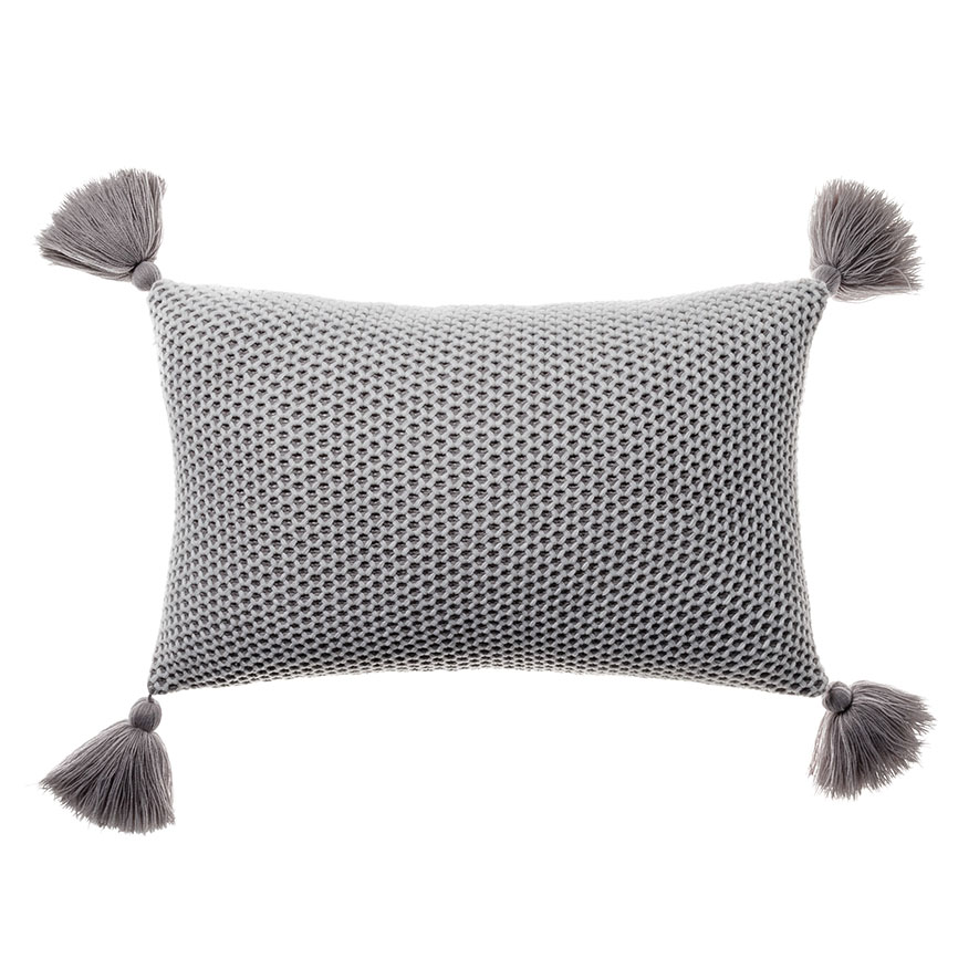 Mercer + Reid - Harlow Silver Long Cushion | Adairs