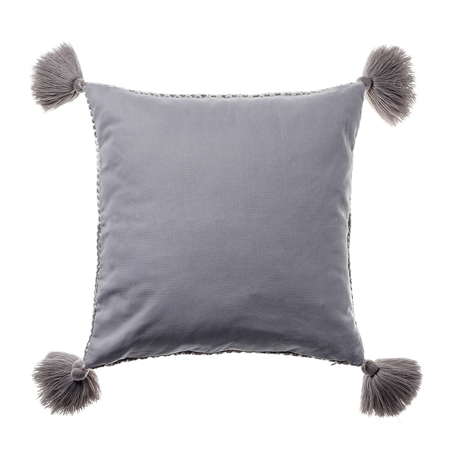 Mercer + Reid - Harlow Silver and Grey Cushion | Adairs