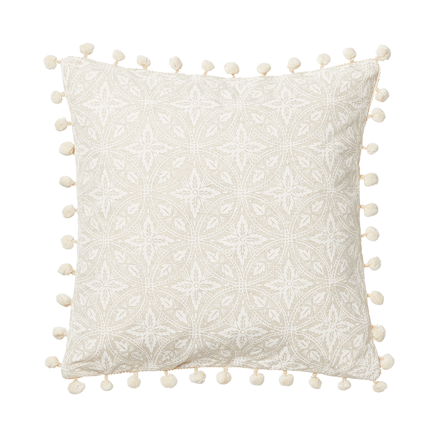 Mercer + Reid - Boho Natural Tile Cushion | Adairs
