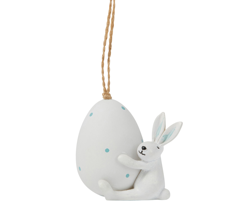 Rabbit On Egg Easter Hanging Collection Decoration | Adairs