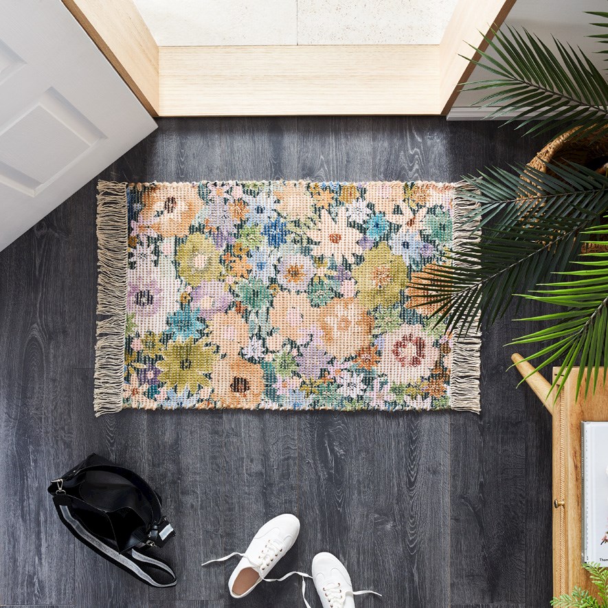 Monte Carrie Floral Indoor Mat | Adairs